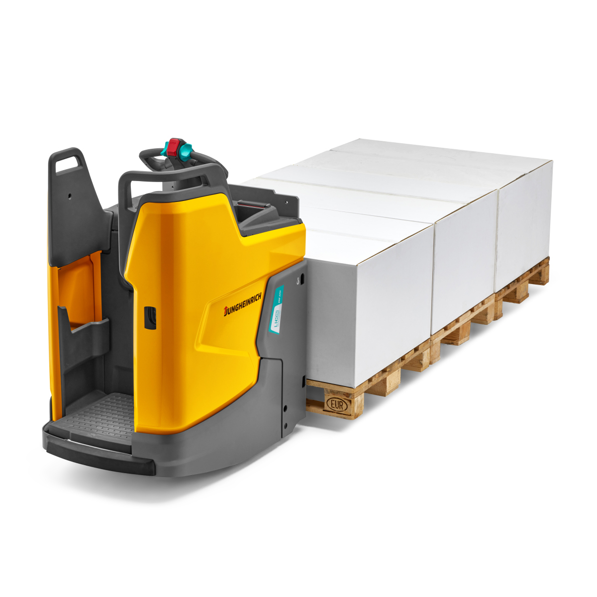 Jungheinrich ERE 225i, transpalet electric cu platformă 2,0 - 3,0 t ...